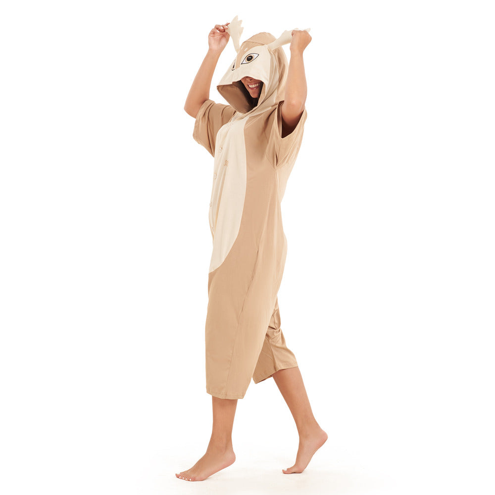 Snuggs Summer Onesie Short "Deer" – Snuggs Egypt