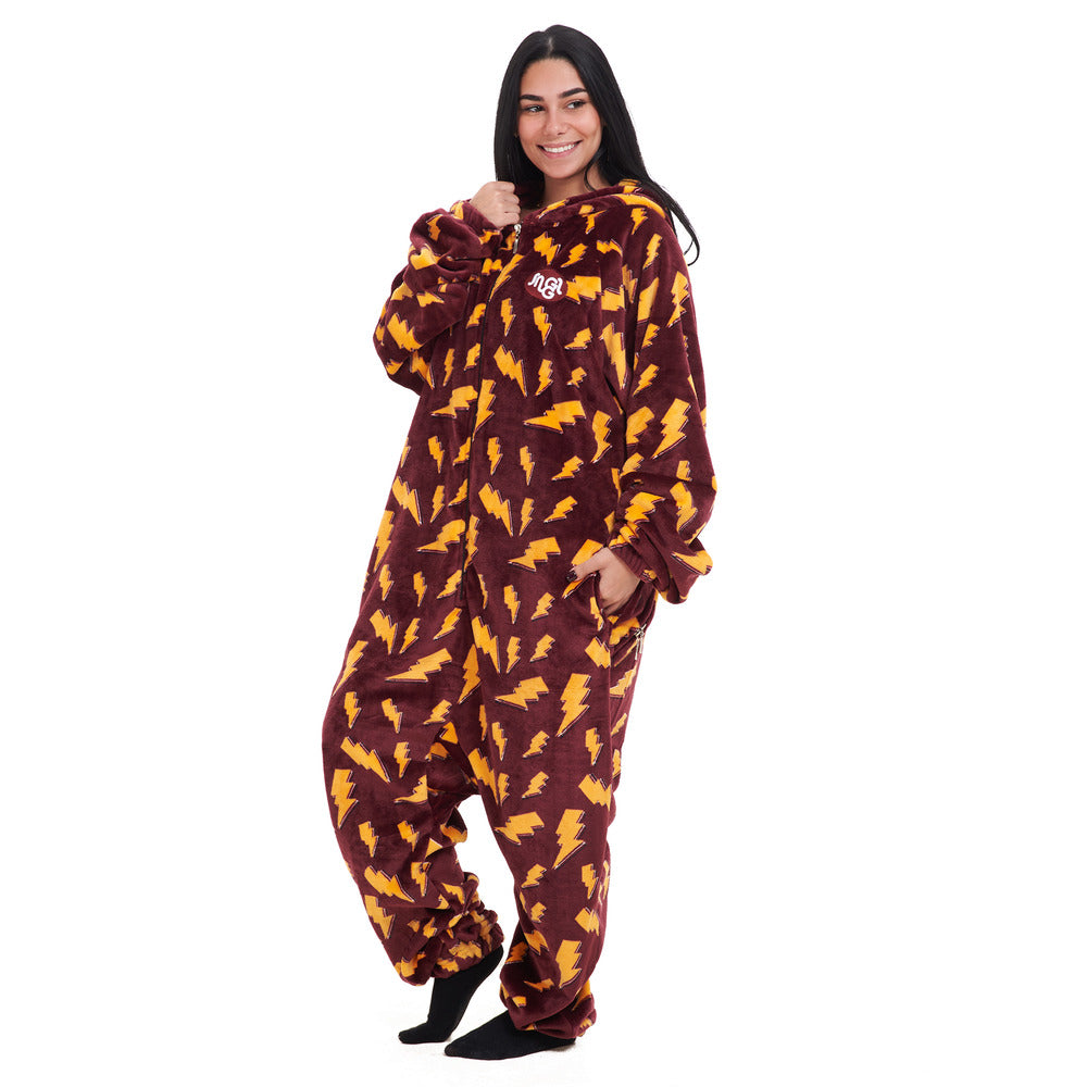 Snuggs Blanket Onesie Dark Red Bolt – Snuggs Egypt