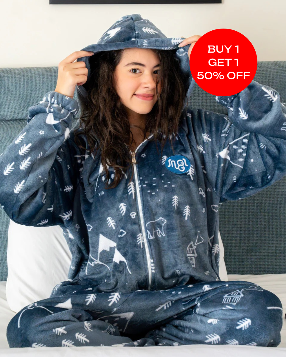 Snuggs Blanket Onesie Dark Blue Snow Mountains – Snuggs Egypt