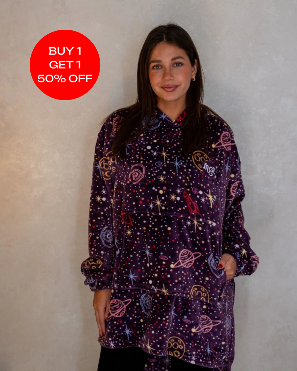 Snuggs Blanket Hoodie Purple Space – Snuggs Egypt