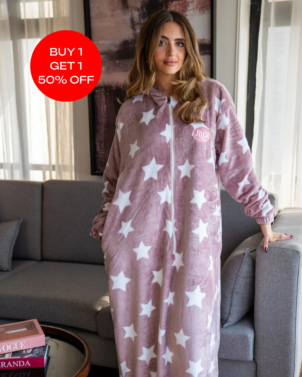 Snuggs Wearable Blanket Monk Stars Lilac – Snuggs Egypt