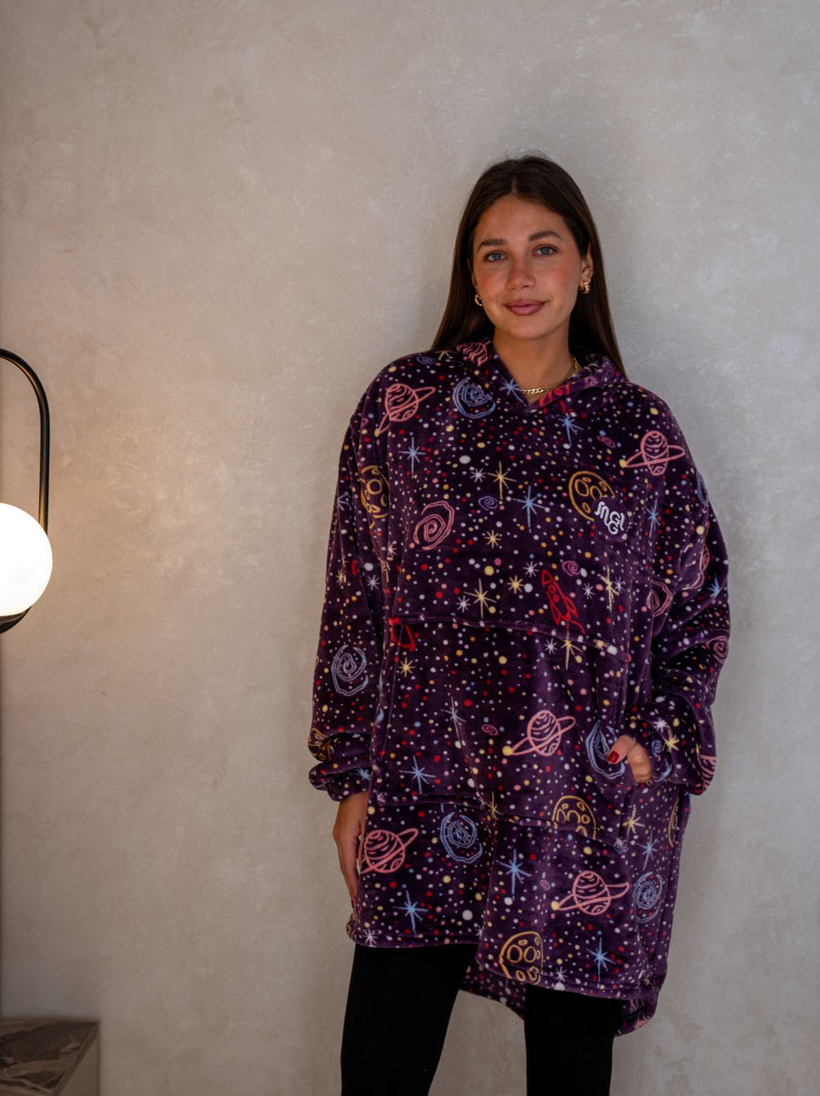 Snuggs Blanket Hoodie Purple Space – Snuggs Egypt