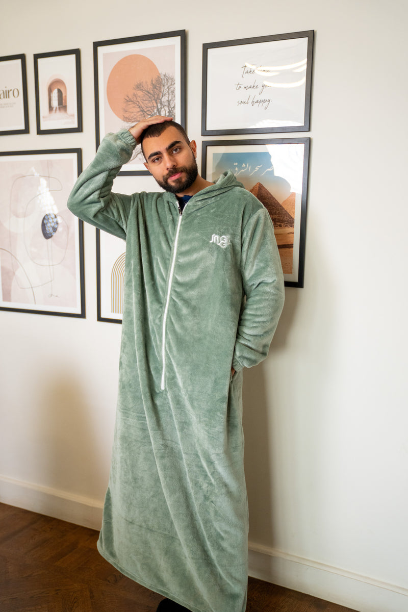 Snuggs Monk Teal blanket with sleeves in Egypt – Snuggs Egypt