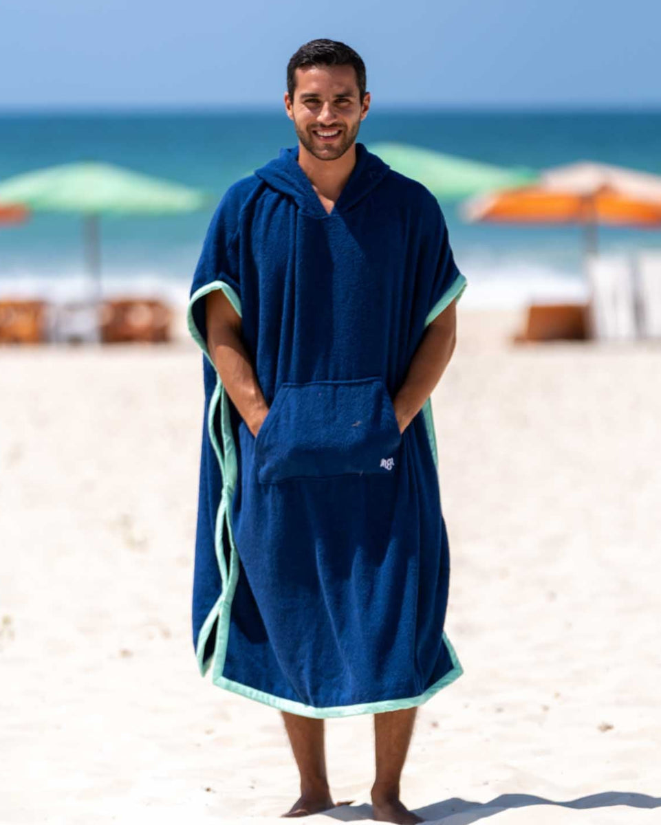 Snuggs Poncho Towel Dark Blue – Snuggs Egypt
