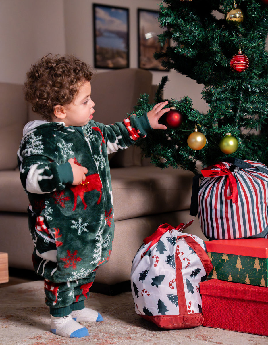 Snuggs Toddler Blanket Onesie Green Reindeer – Snuggs Egypt