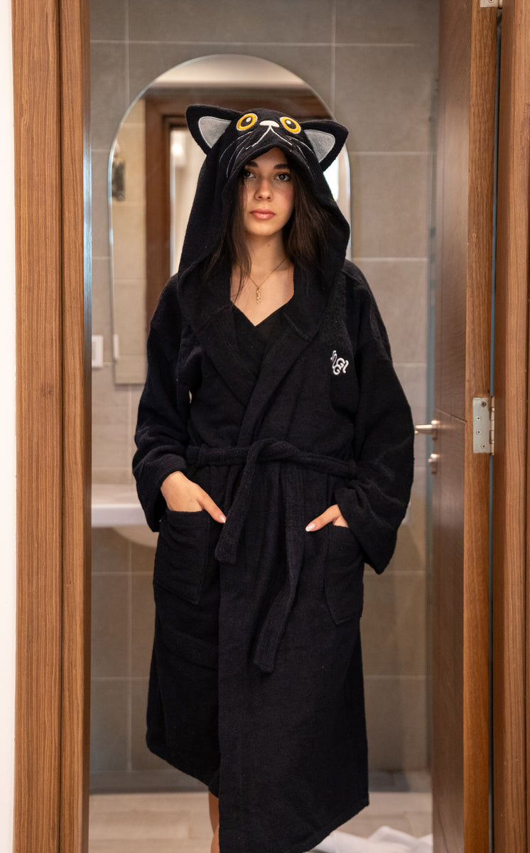 Snuggs Animal Bathrobe Cat – Snuggs Egypt