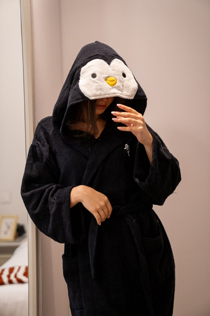 Snuggs Animal Bathrobe Penguin – Snuggs Egypt