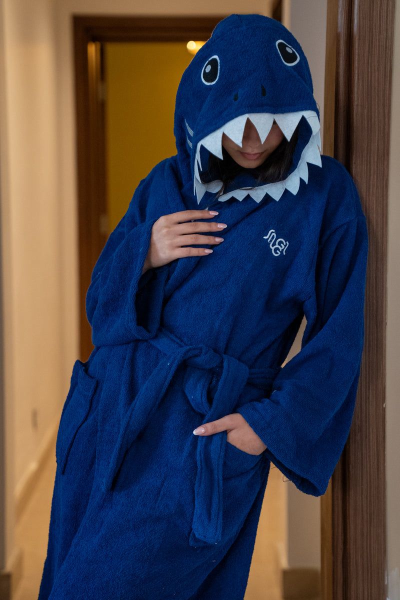 Snuggs Animal Bathrobe Shark – Snuggs Egypt