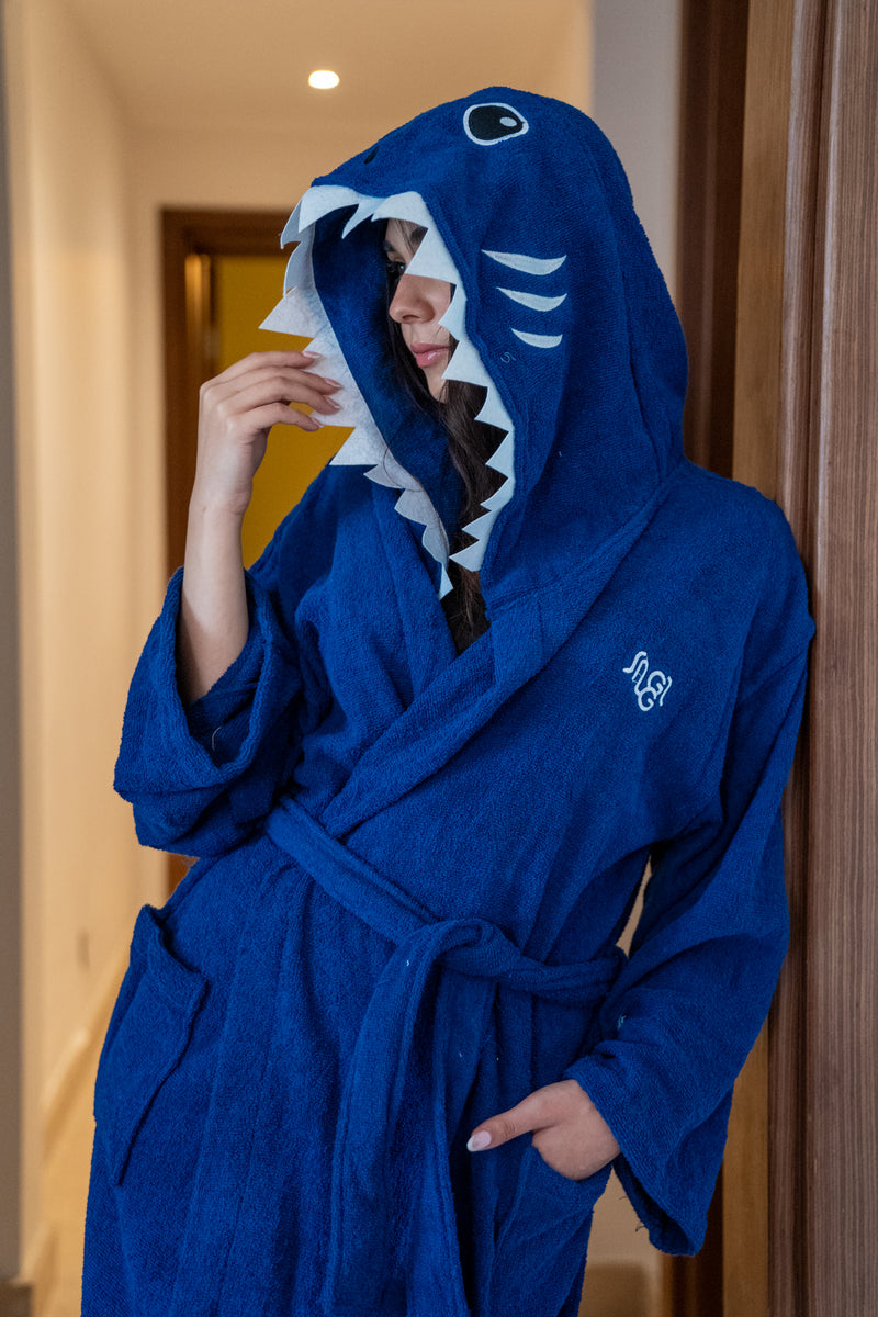 Snuggs Animal Bathrobe Shark – Snuggs Egypt
