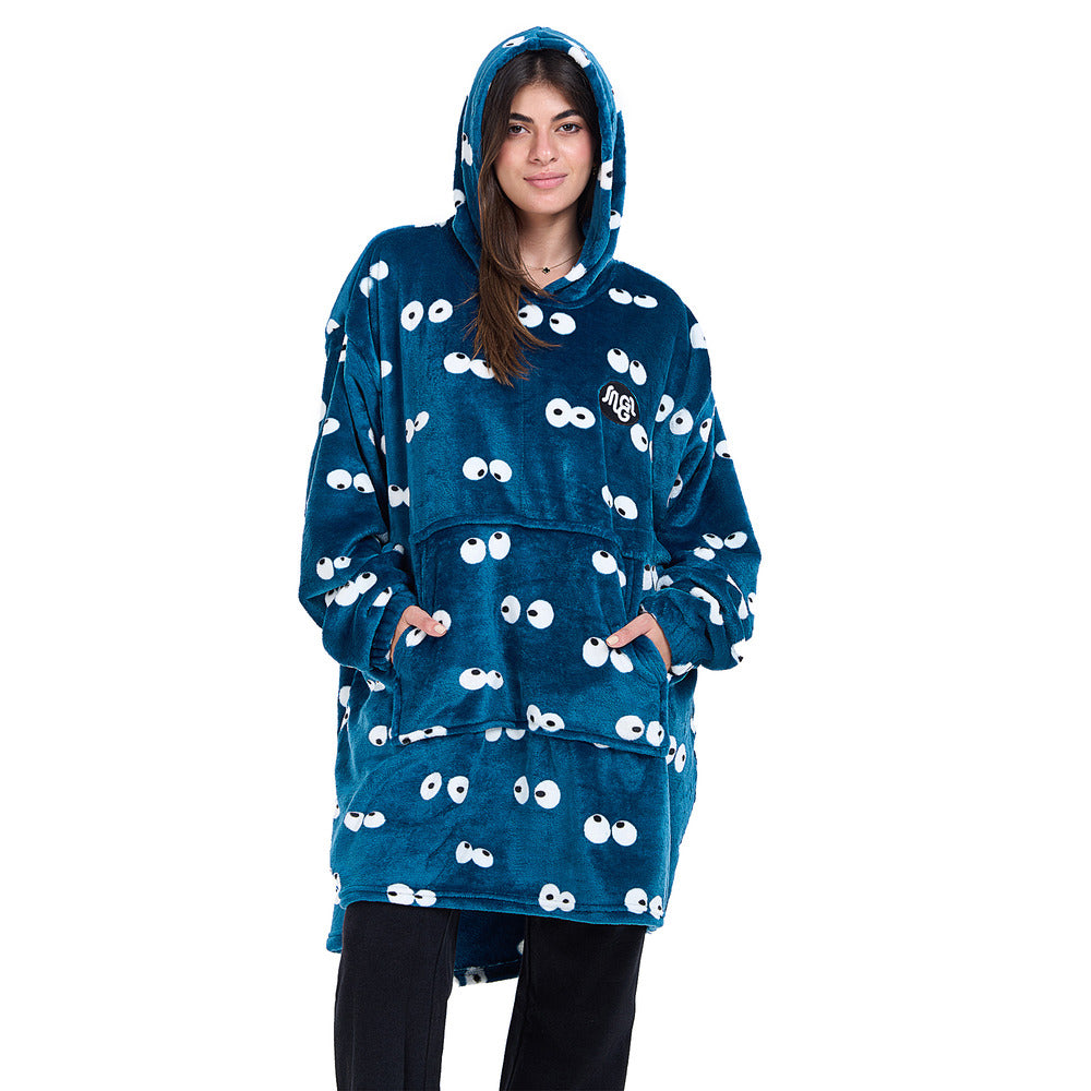 Snuggs Blanket Hoodie Petroleum Eyes – Snuggs Egypt