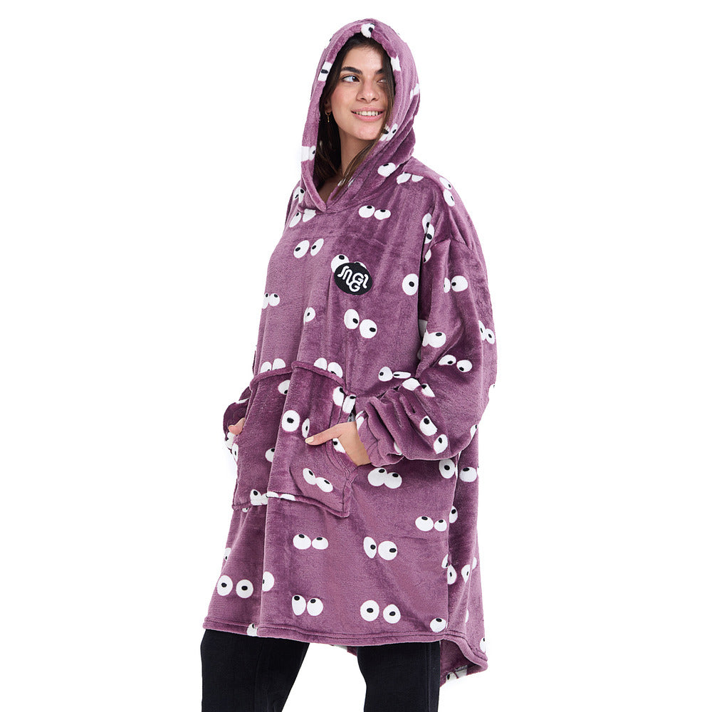 Snuggs Blanket Hoodie Mauve Eyes – Snuggs Egypt