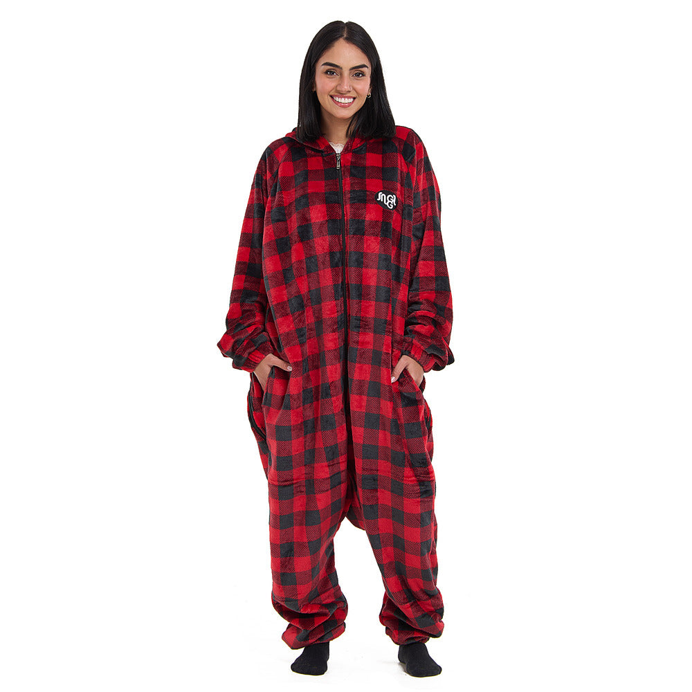 Snuggs Blanket Onesie Red Christmas Checkered – Snuggs Egypt