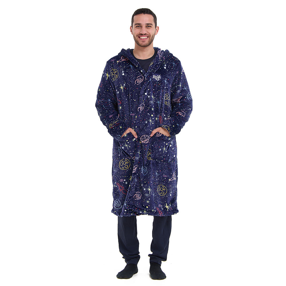 Snuggs Blanket Robe Dark Blue Space – Snuggs Egypt