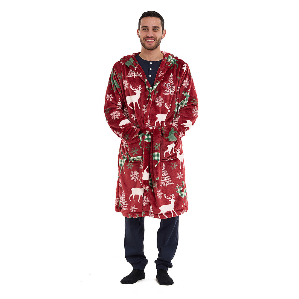 Snuggs Blanket Robe Red Deer Christmas – Snuggs Egypt
