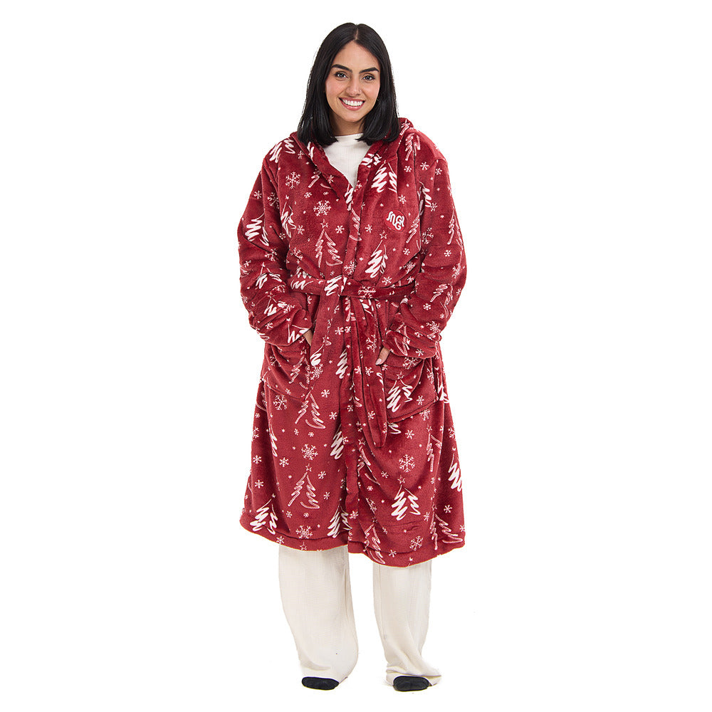 Snuggs Blanket Robe Red Tree Christmas – Snuggs Egypt