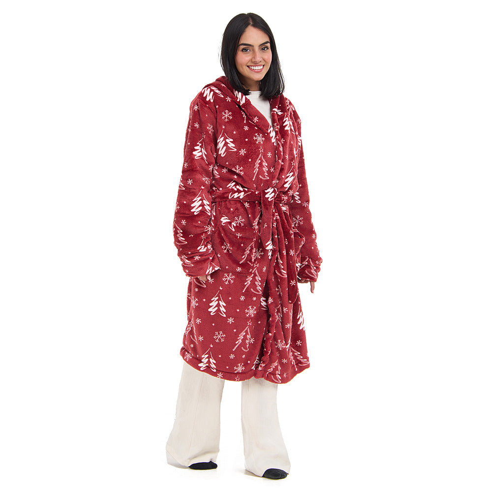 Snuggs Blanket Robe Red Tree Christmas – Snuggs Egypt