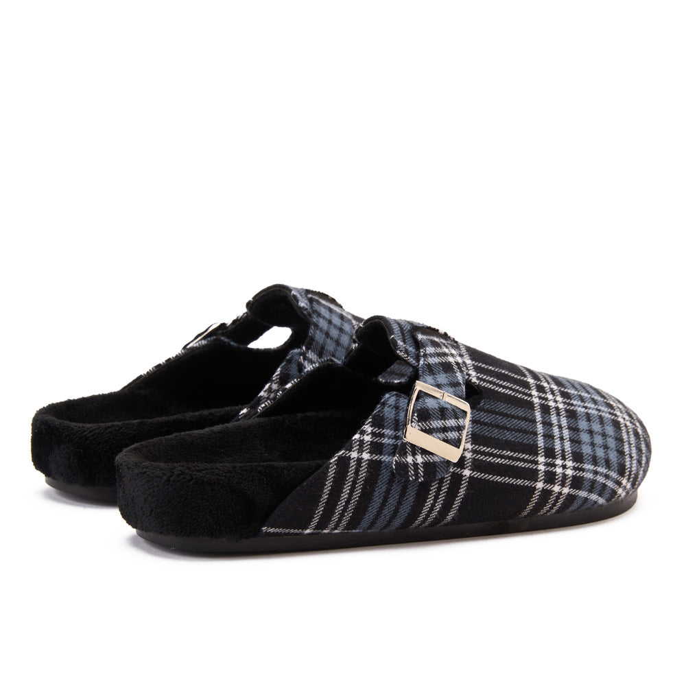 Snuggs Clogs Black x Indigo Checkered – Snuggs Egypt