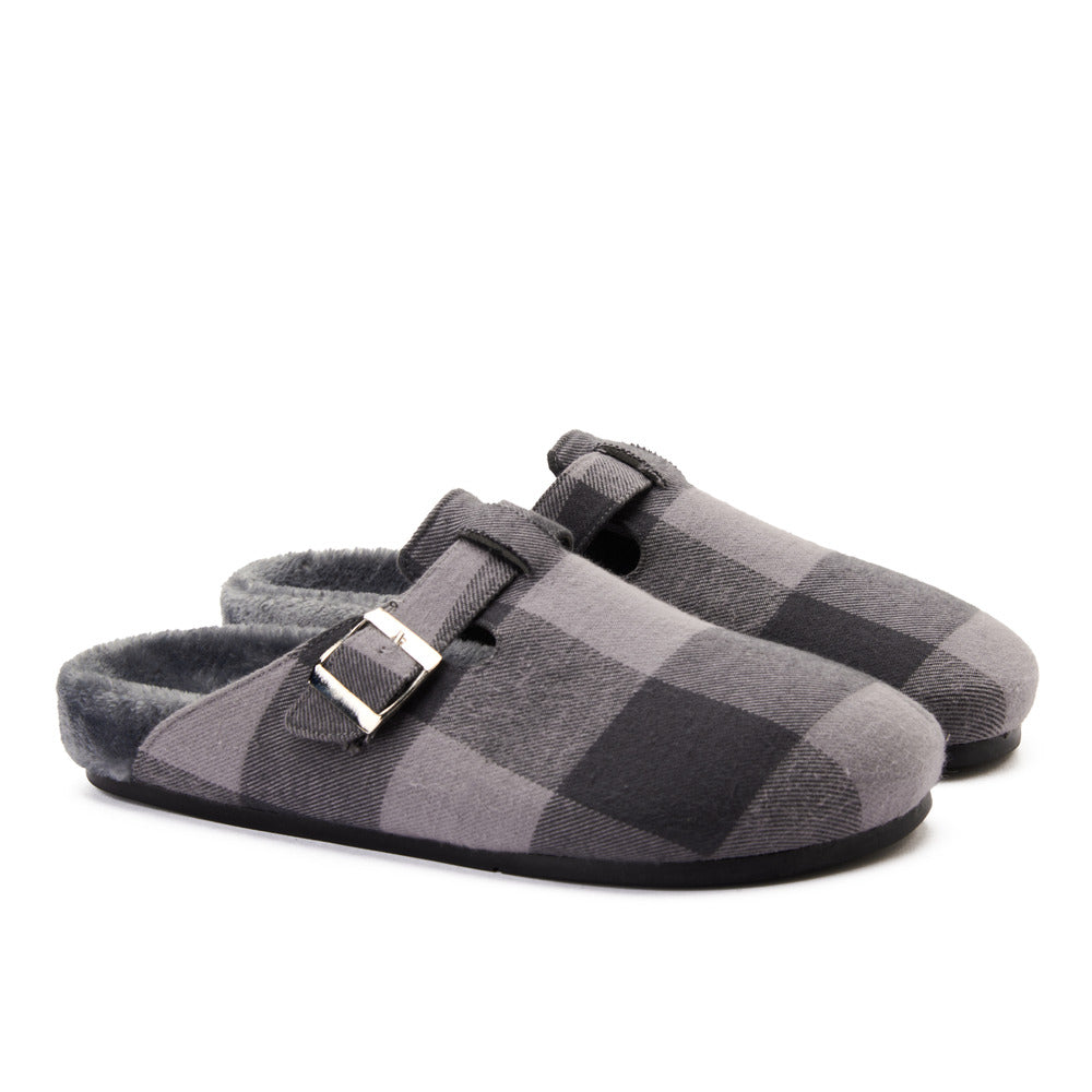 Snuggs Clogs Dark Grey x Light Grey Checkered – Snuggs Egypt