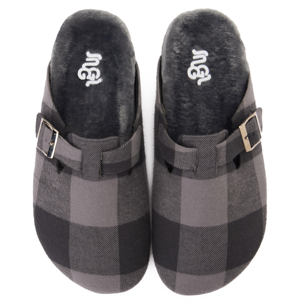 Snuggs Clogs Dark Grey x Light Grey Checkered – Snuggs Egypt