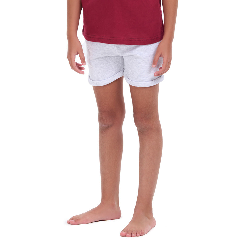 Girls summer Light Grey Shorts – Snuggs Egypt