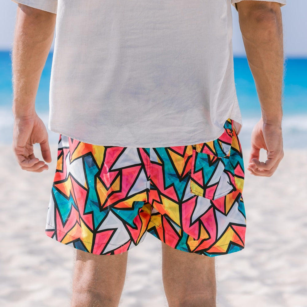 Men summer swimwear Colorful – Snuggs Egypt