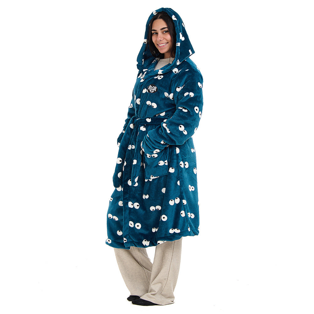 Snuggs Blanket Robe Petroleum Eyes – Snuggs Egypt