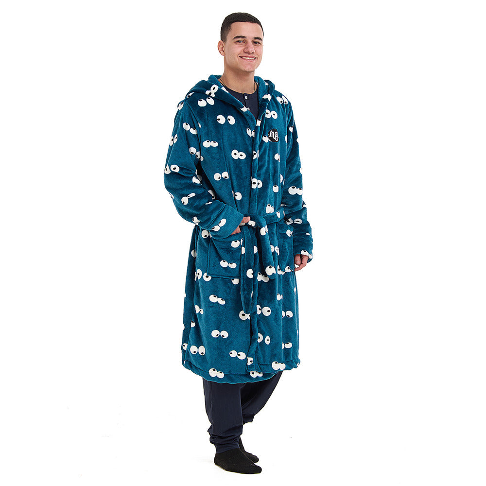 Snuggs Blanket Robe Petroleum Eyes – Snuggs Egypt