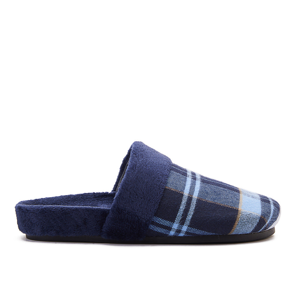 Snuggs Clogs Dark Blue checkered – Snuggs Egypt