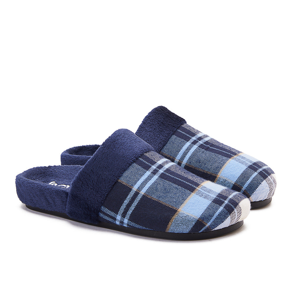 Snuggs Clogs Dark Blue checkered – Snuggs Egypt