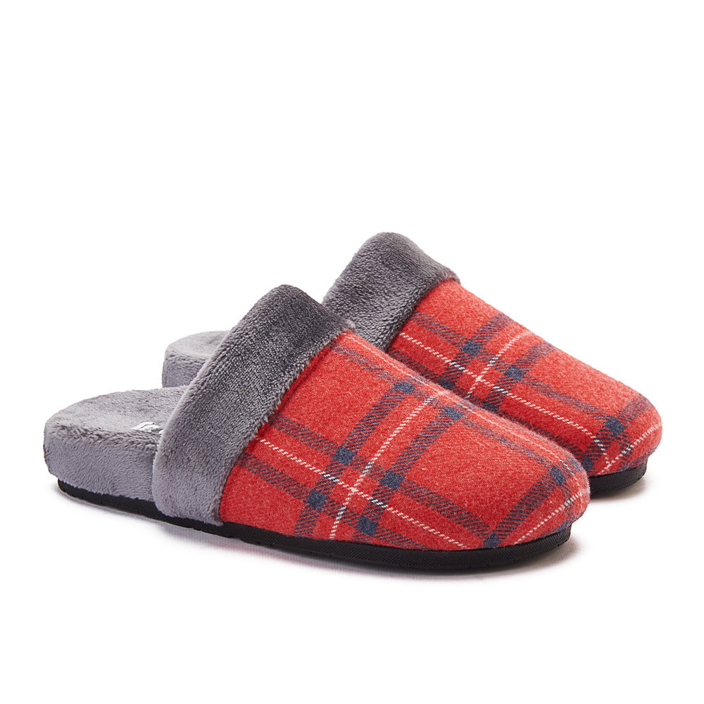 Clogs "Red checkered x Grey" – Snuggs Egypt