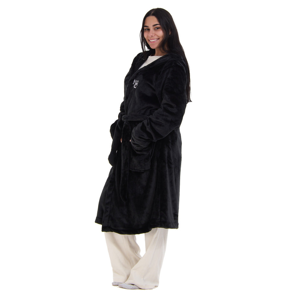 Snuggs Blanket Robe Black – Snuggs Egypt