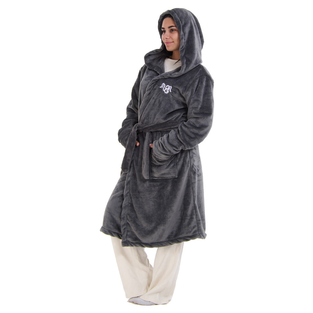 Snuggs Blanket Robe Dark Grey – Snuggs Egypt