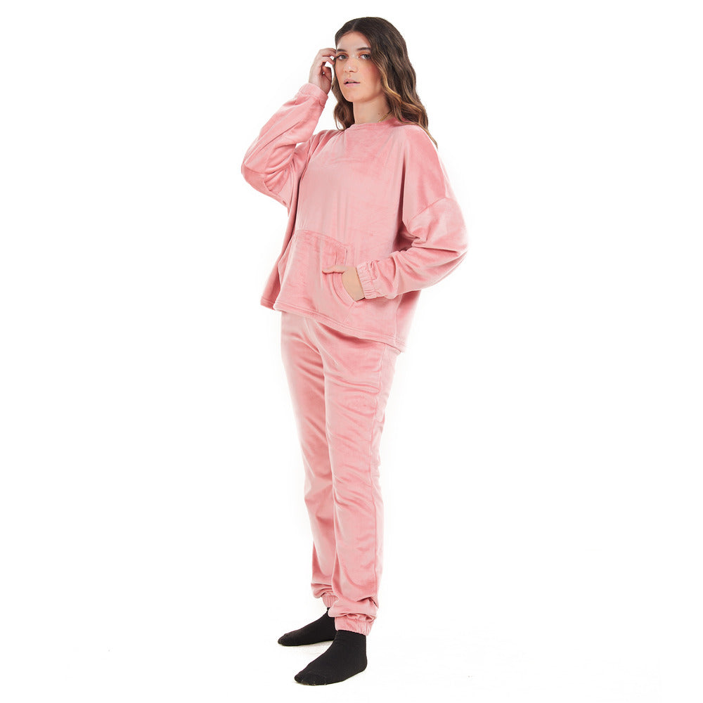Women Winter Pajama Set "Cashmere Sweatshirt + Pants" – Snuggs Egypt