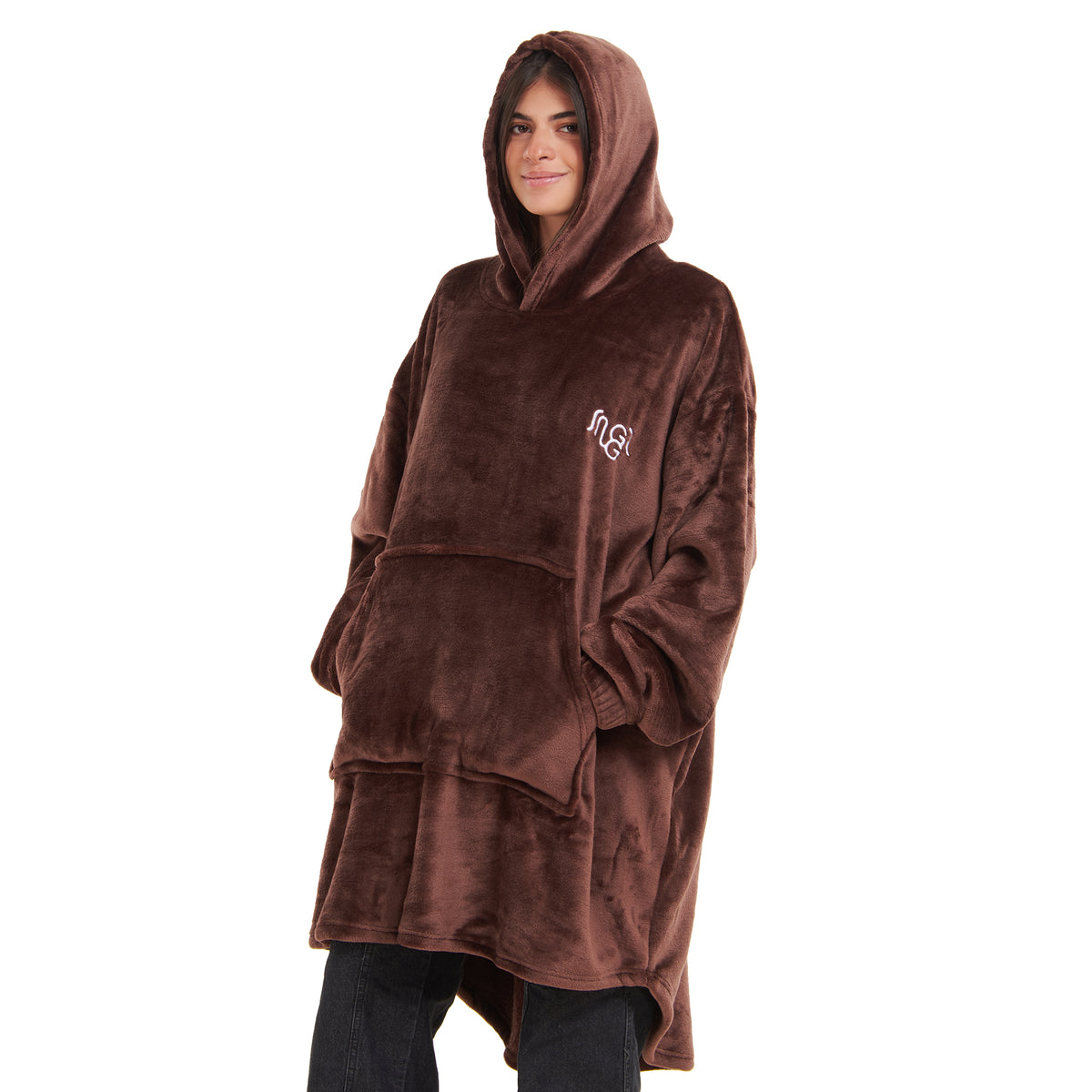 Snuggs Blanket Hoodie Brown – Snuggs Egypt