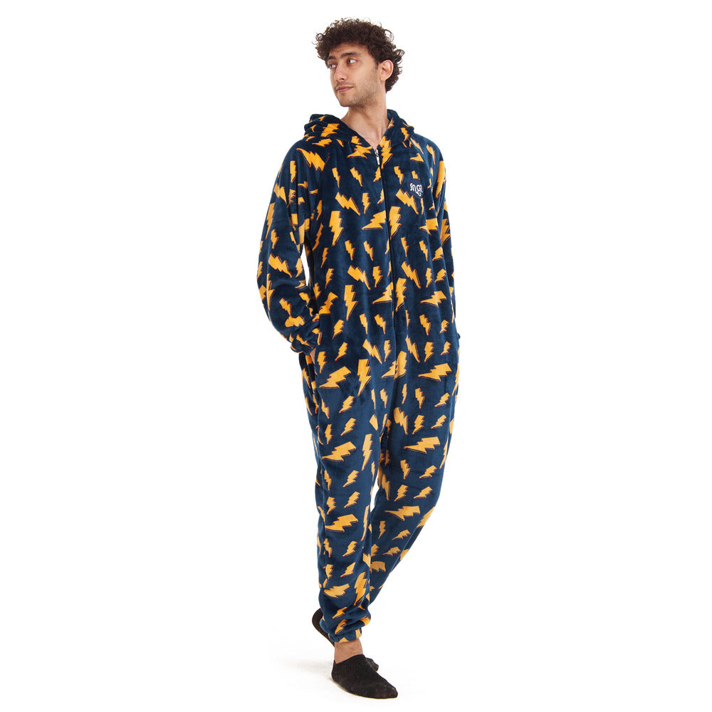 Snuggs Blanket Onesie Dark Blue Bolt – Snuggs Egypt