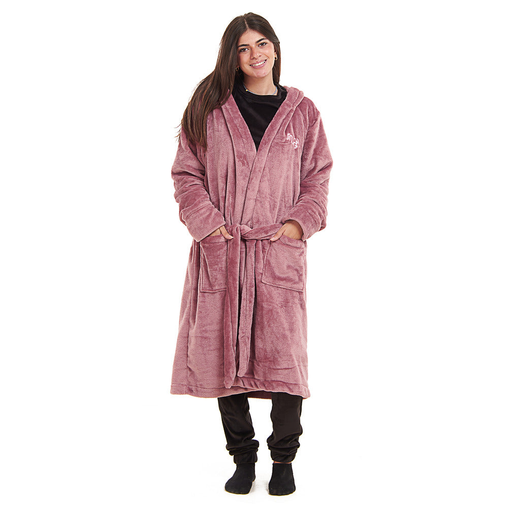 Snuggs Blanket Robe Dark Cashmere – Snuggs Egypt
