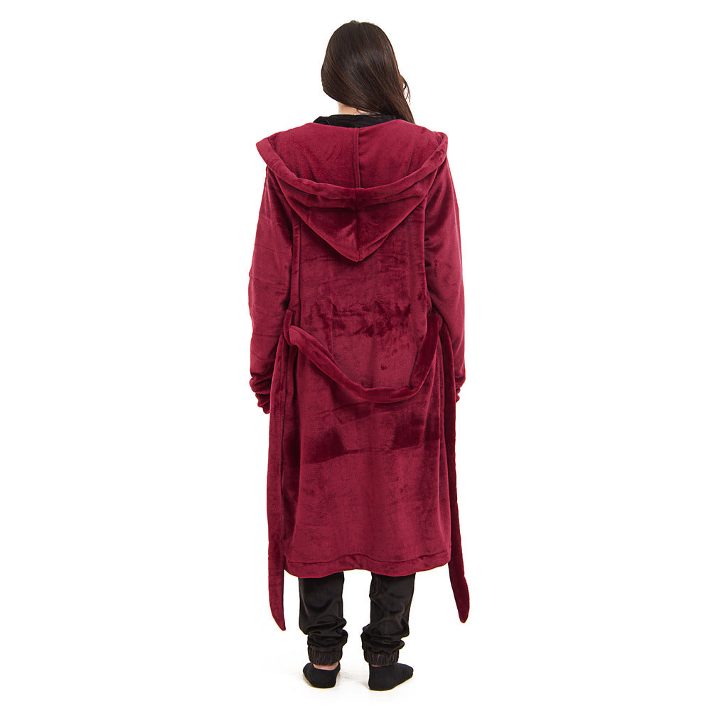 Snuggs Blanket Robe Burgundy – Snuggs Egypt
