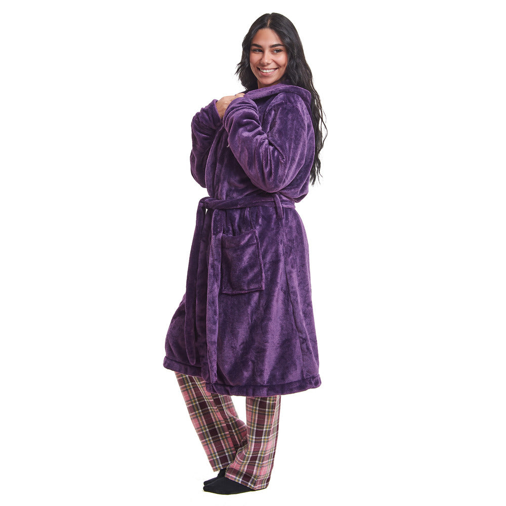 Snuggs Blanket Robe Deep Violet – Snuggs Egypt