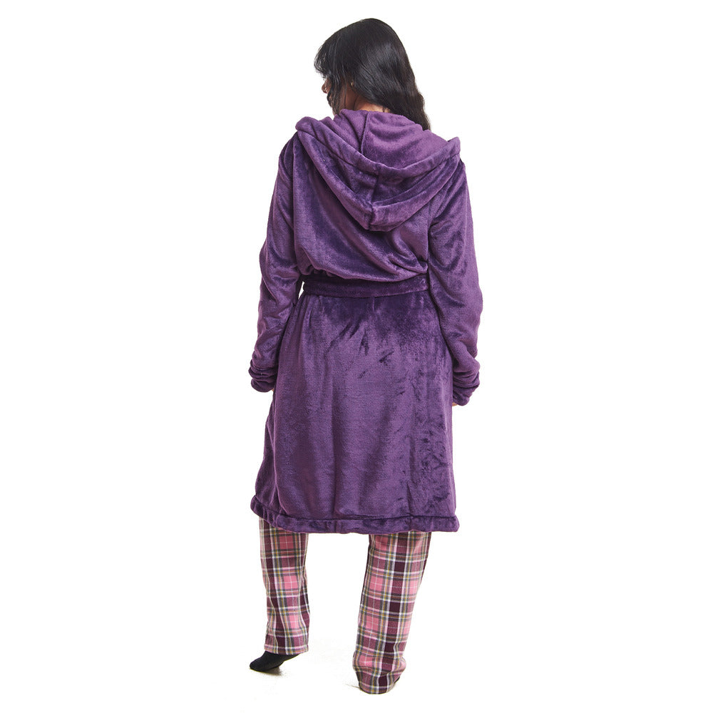 Snuggs Blanket Robe Deep Violet – Snuggs Egypt