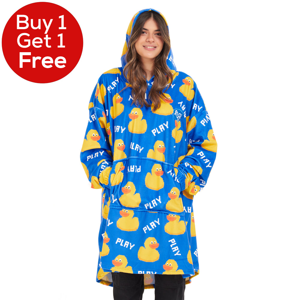 Snuggs Blanket Hoodie Blue Duck – Snuggs Egypt
