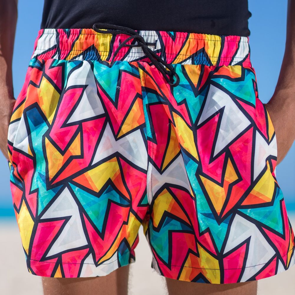 Men summer swimwear "Colorful" – Snuggs Egypt
