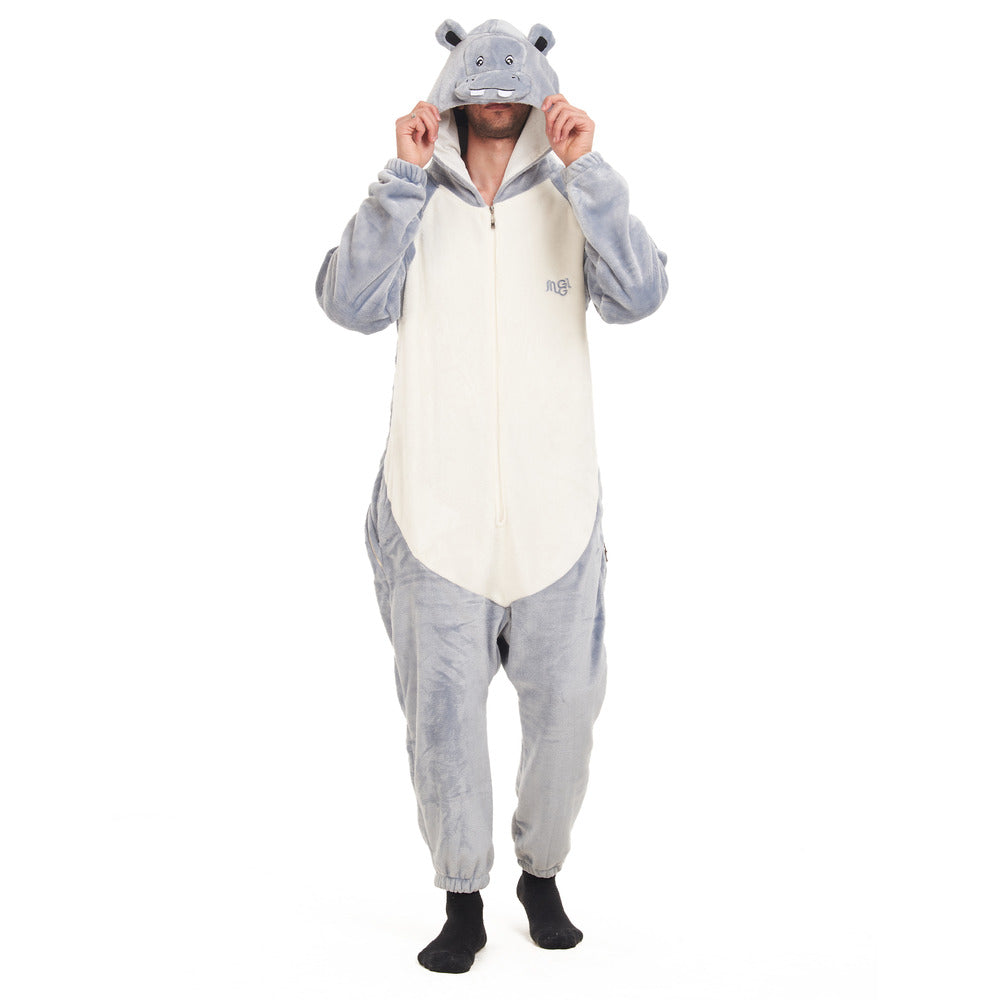 Snuggs Blanket Animal Onesie "Hippo" – Snuggs Egypt