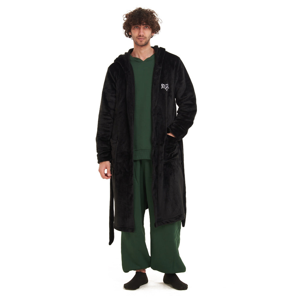 Snuggs Blanket Robe Black – Snuggs Egypt